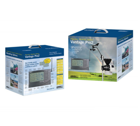 DAVIS VANTAGE PRO2 WIRELESS WEATHER STATION 6152UK /IE & WEATHERLINK L