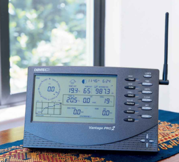 DAVIS VANTAGE PRO2 WIRELESS WEATHER STATION 6152UK /IE & WEATHERLINK L